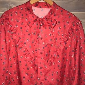 Vintage | Tops | Vintage 7s Prairie Style Shirt | Poshmark